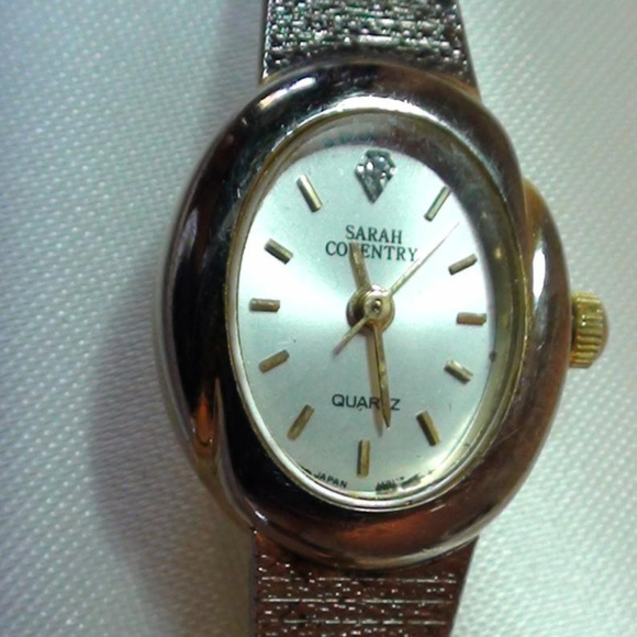 Sarah Coventry | Accessories | Vintage Sarah Coventry Watch Diamond ...